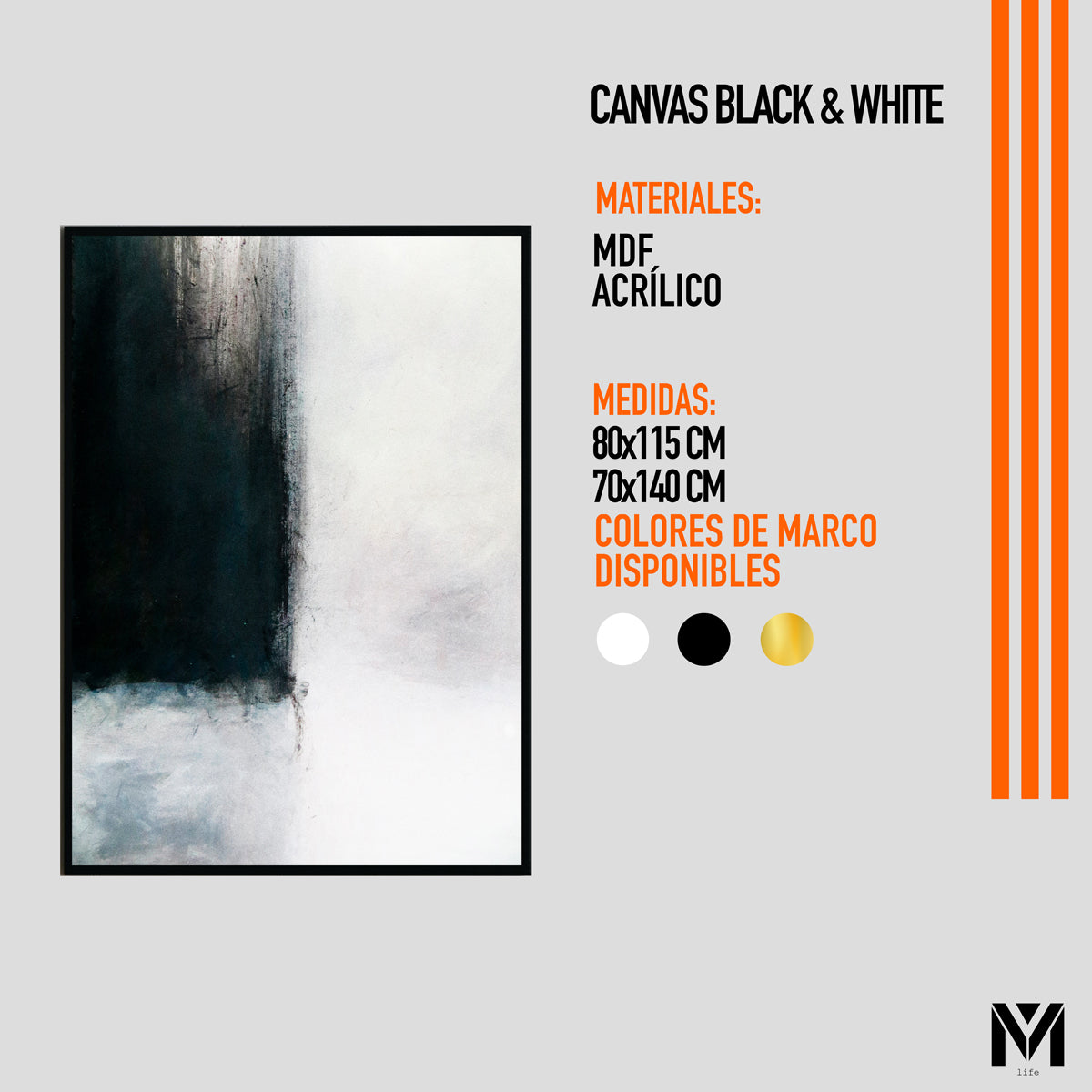 CANVAS BLACK & WHITE – IN MOOD LIFE